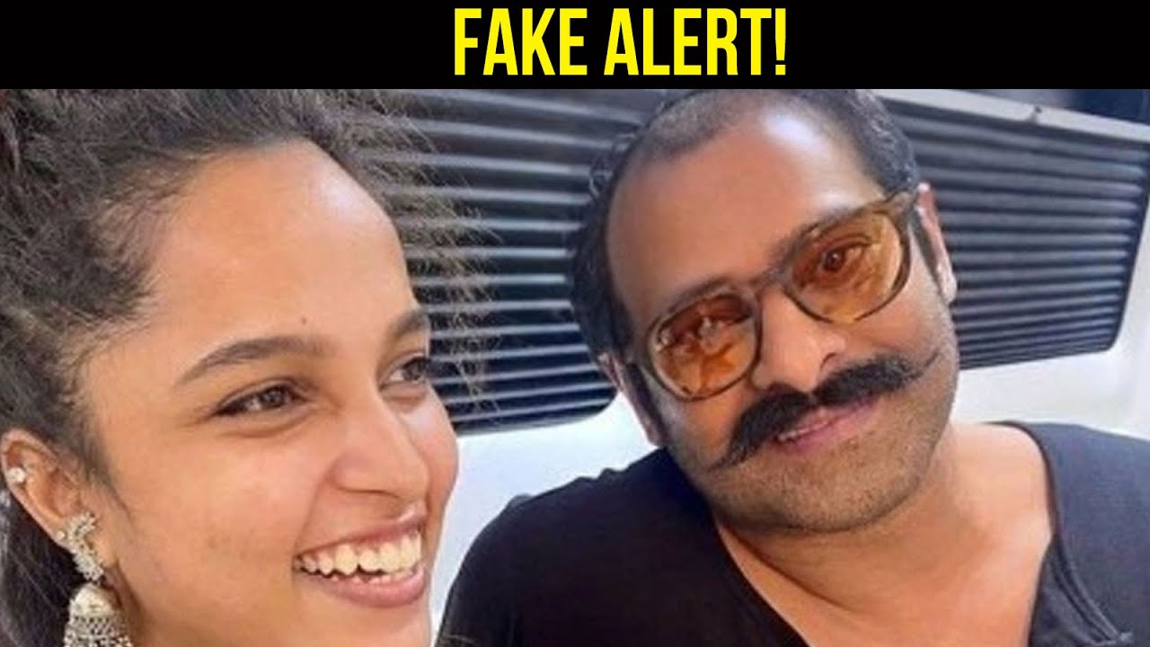 Truth behind Prabhas' viral picture with bald head - YouTube