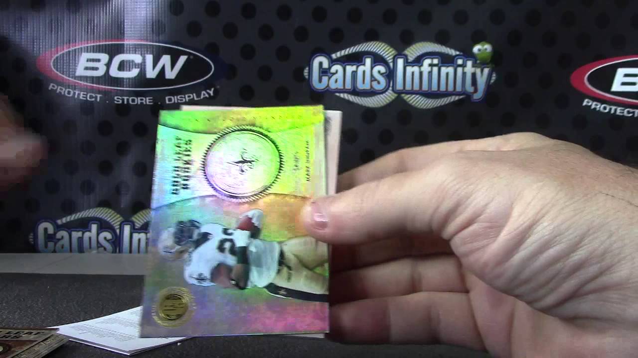GoldMember's 2011 GOLD Standard Football Box Break 5 - YouTube