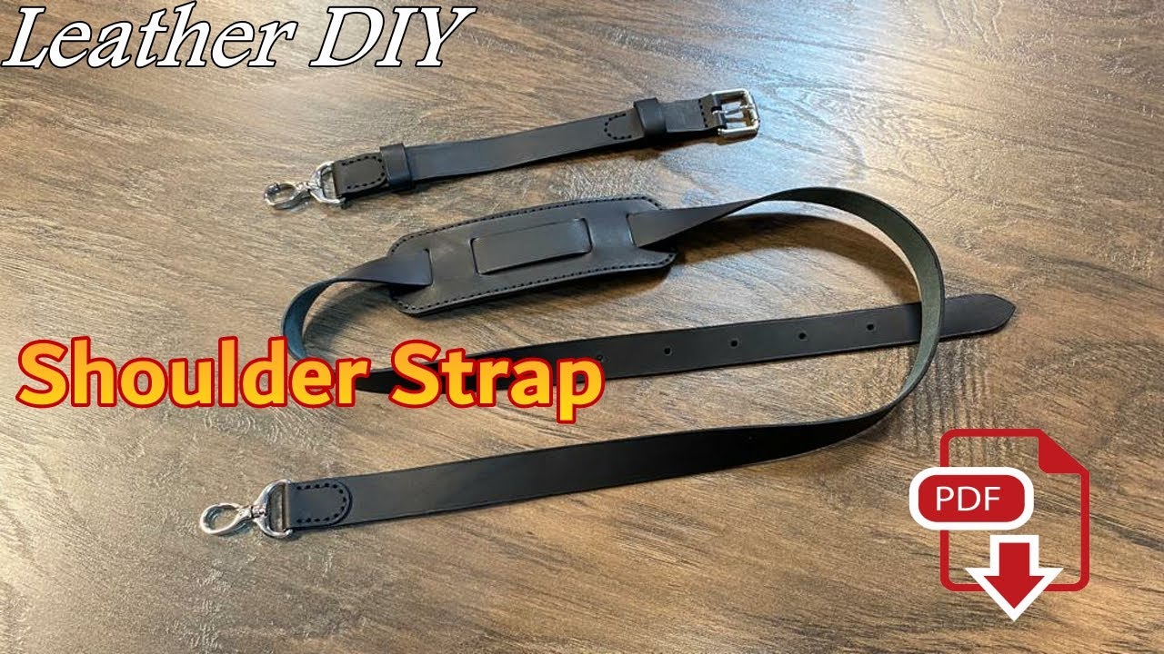 PDF Pattern - Leather Shoulder Stap - Leather Craft - DIY ...