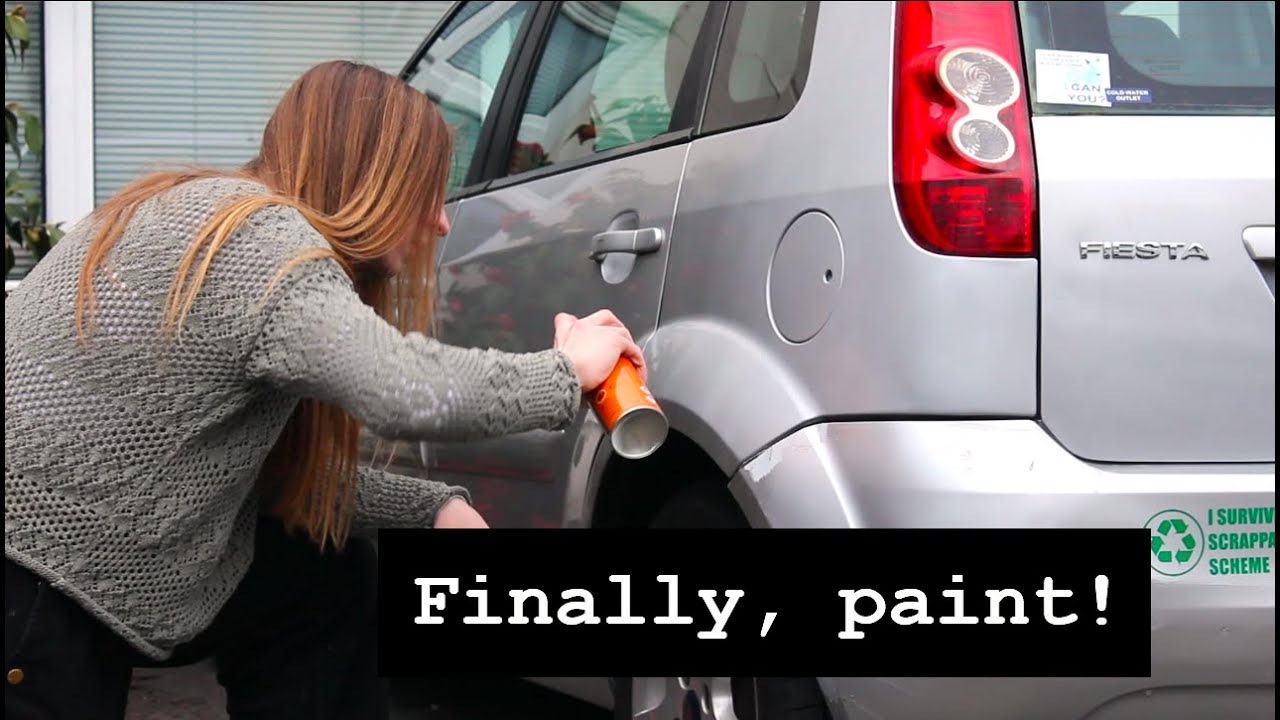Filling my car's rear quarter panel with Bondo (Part 2) - Rolling ...