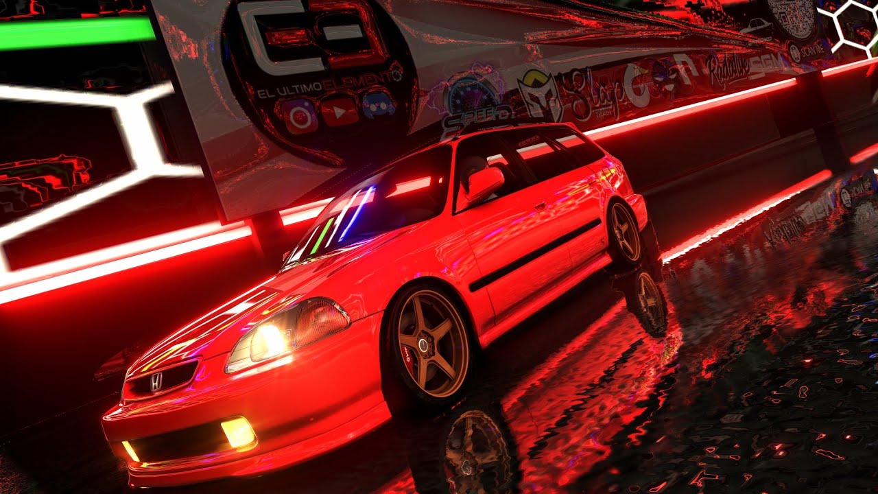 Assetto Corsa Honda Orthia AWD EK Front end release - YouTube