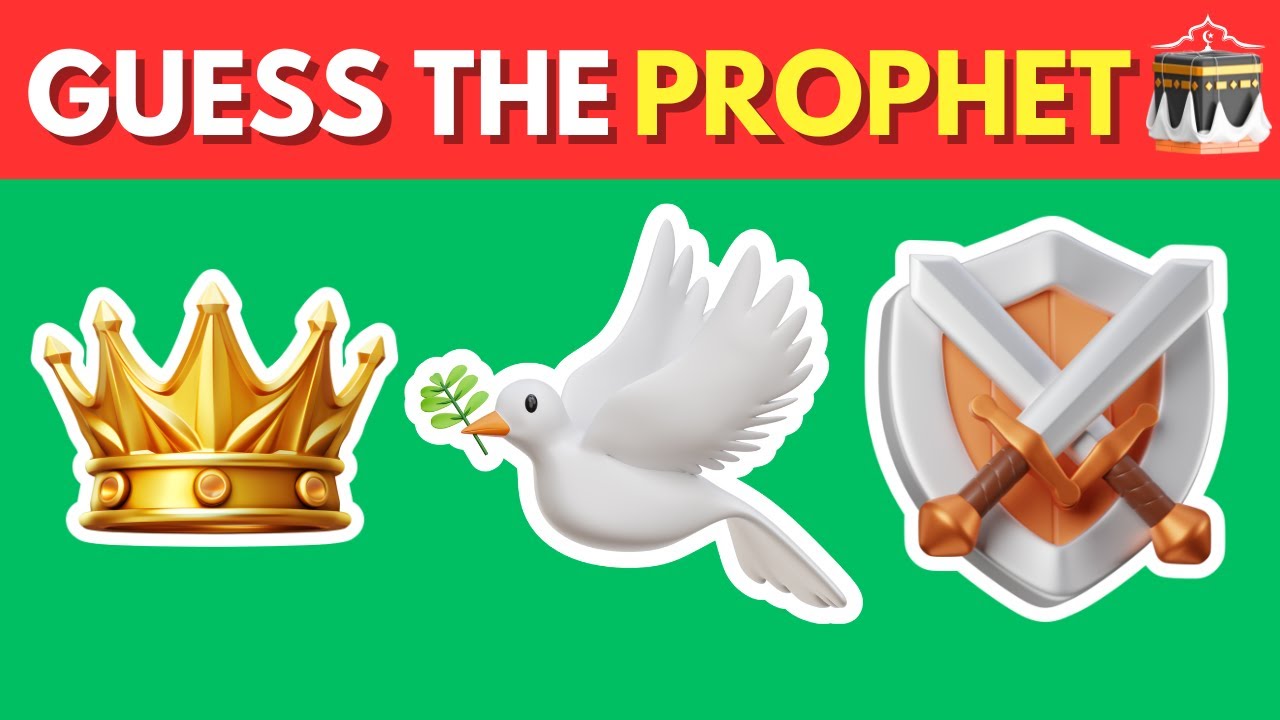 Guess the Prophet by Emoji Quiz | Quiz The Islam - YouTube