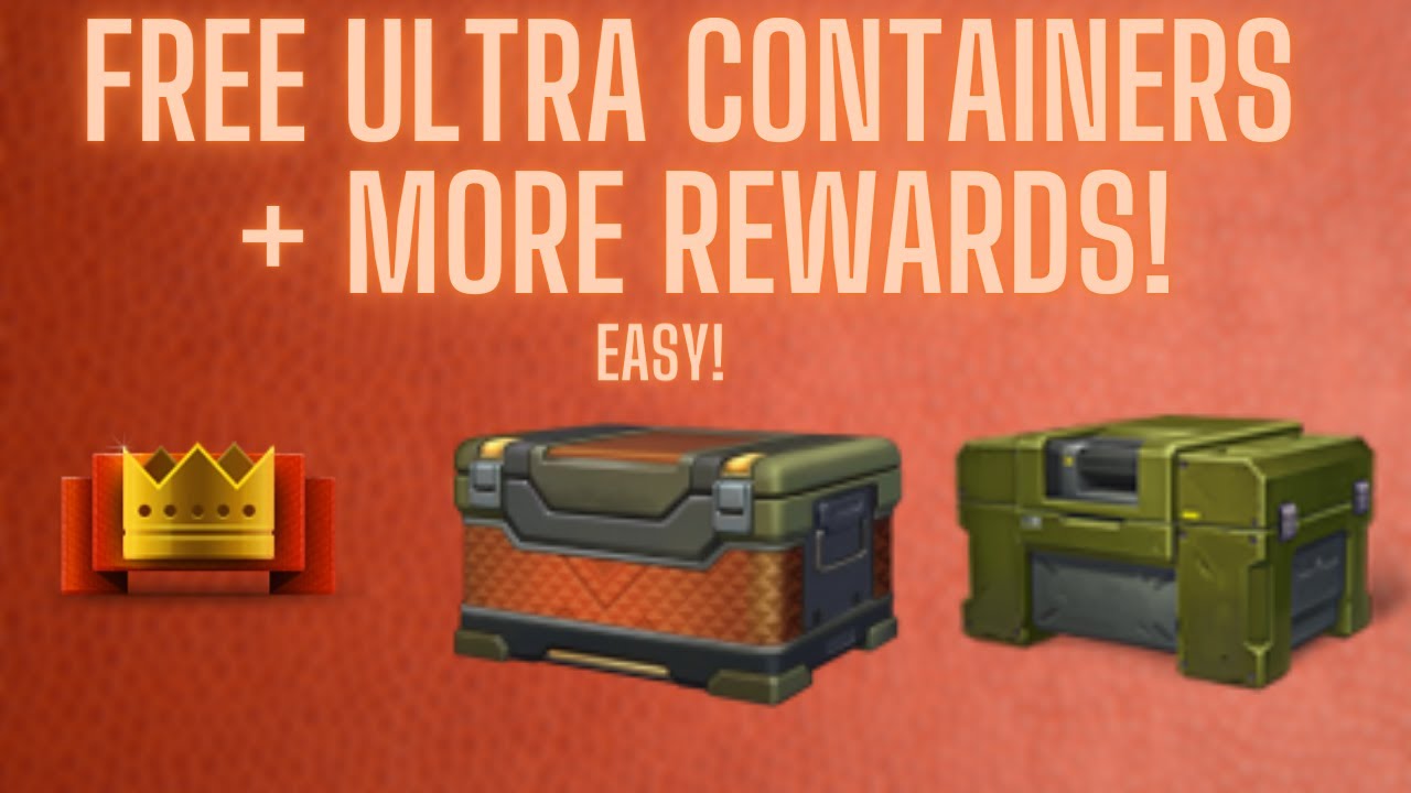 (OUTDATED) How to get free Ultra Containers + More Rewards! Easy ...