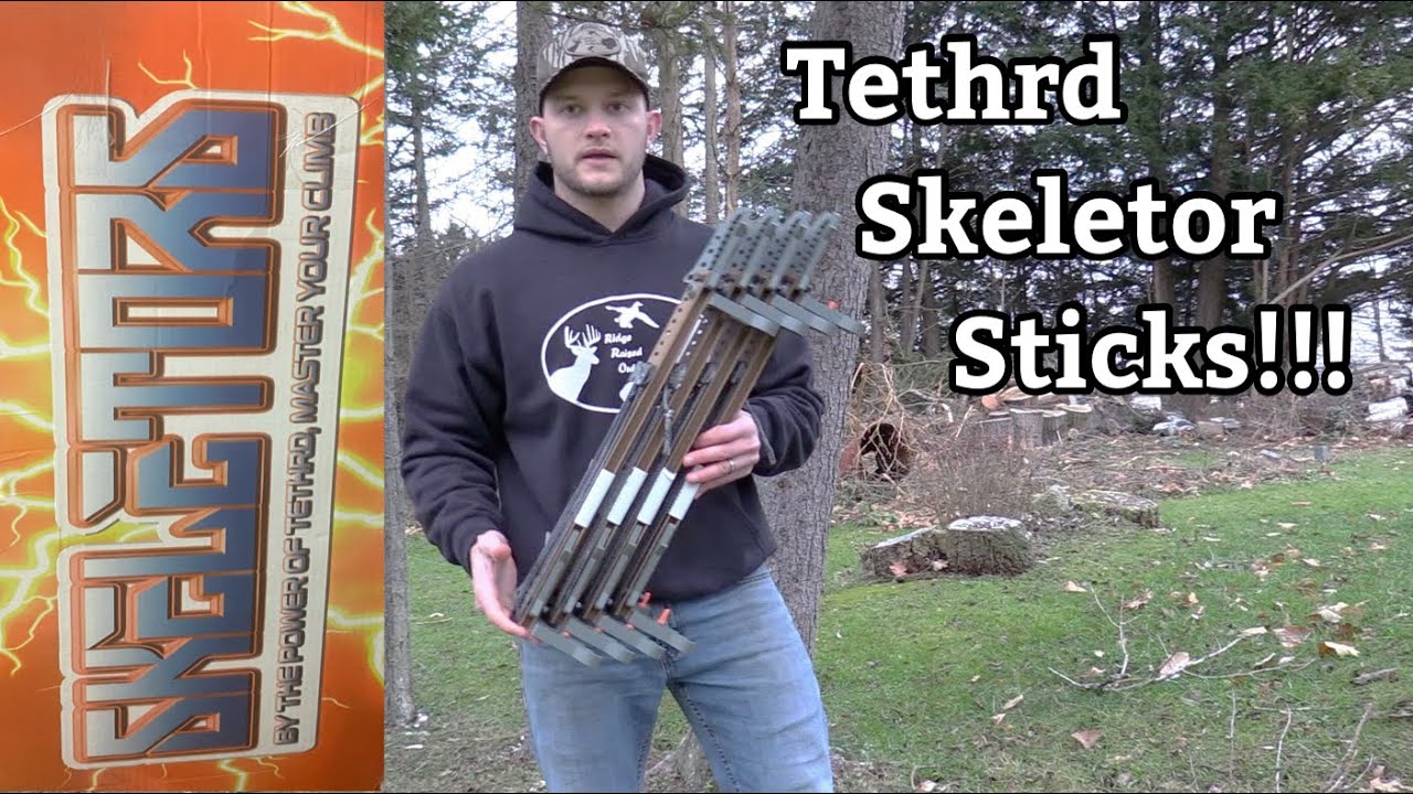 Tethrd Skeletor Climbing Stick Review!!! - Ridge Raised Outdoors - YouTube
