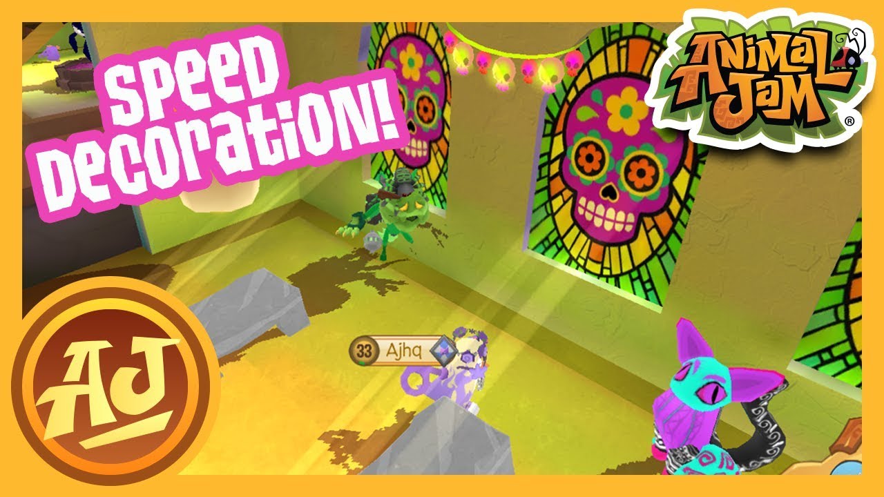 Spooky Villa Speed Decoration! | Animal Jam - Play Wild - YouTube