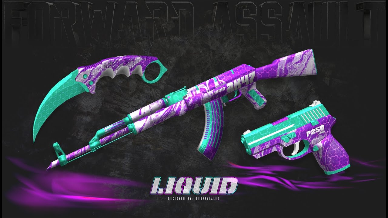 New 'Liquid' skins showcase - YouTube