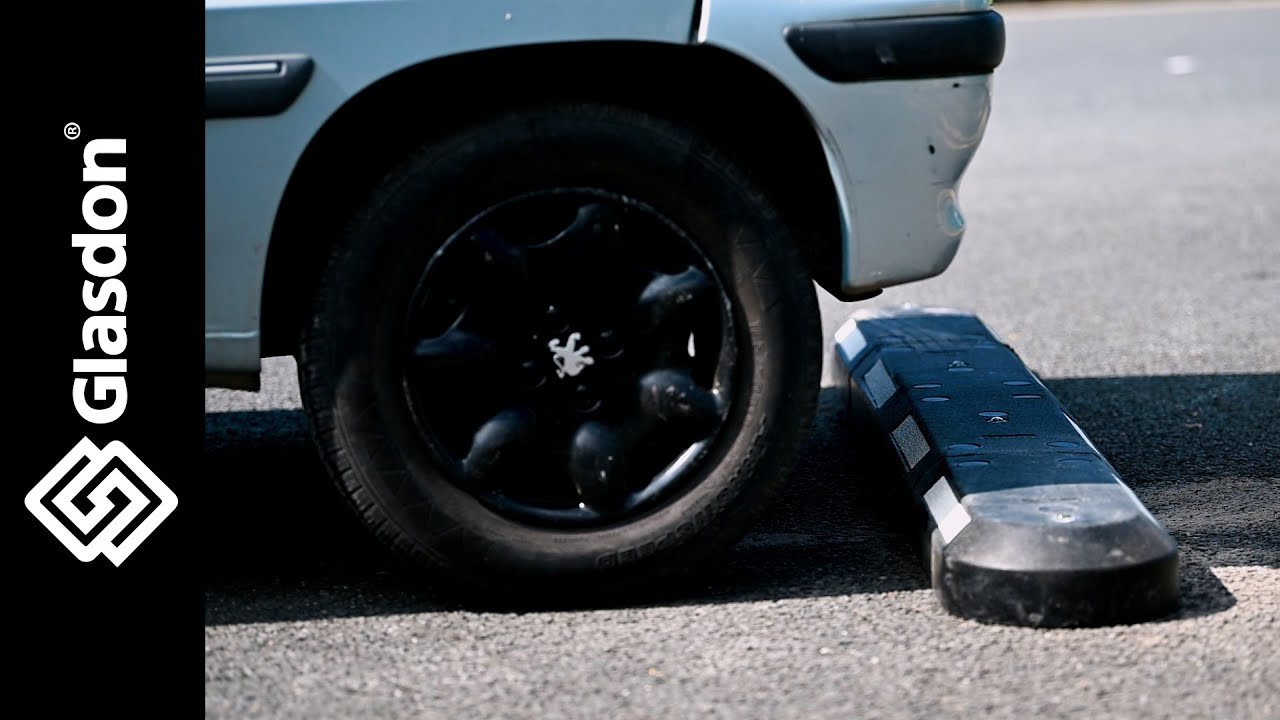 Glasdon UK | Product Testing | Endurokerb™ Cycle Lane Defender - YouTube