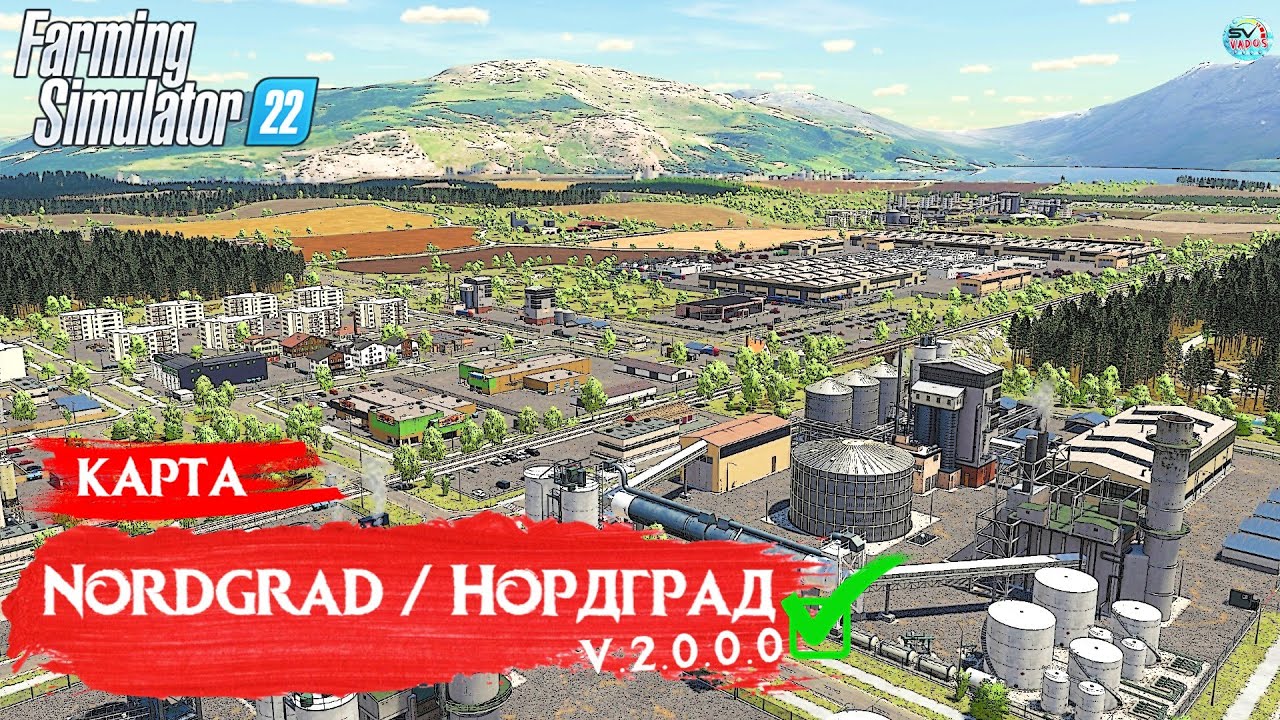 🔴🅻🅸🆅🅴 Farming Simulator 22🚜FarmingTruck КАРТА Nordgrad V.2.0.0.0 - YouTube