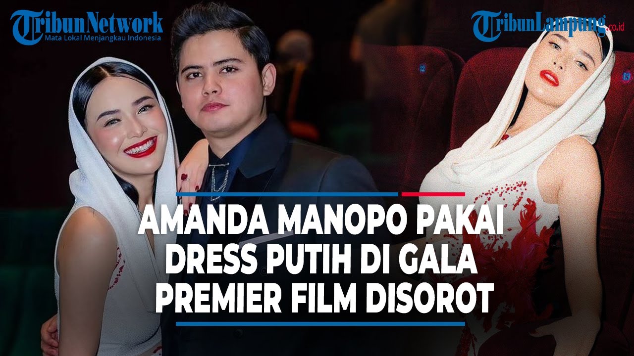 Amanda Manopo tampil elegan | gala premier film | horor - YouTube