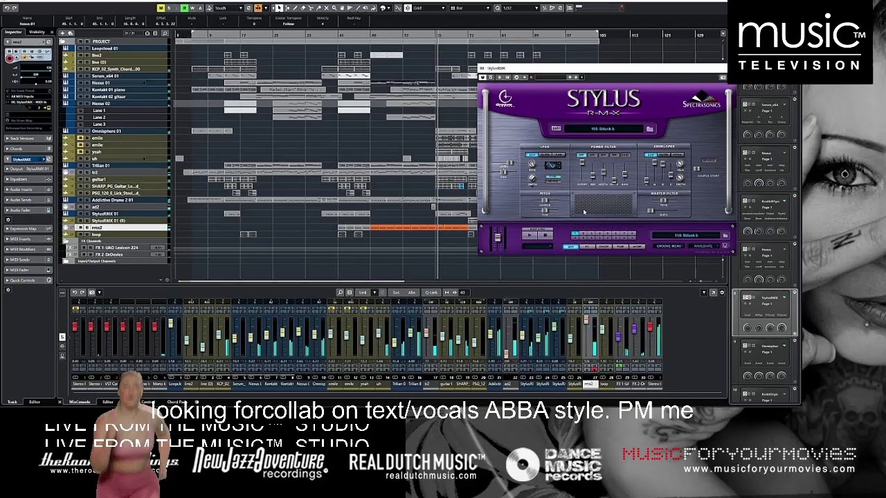 MUSIC™ STUDIO - LIVE with Emile Bode (producer) www.we-make-music.com ...