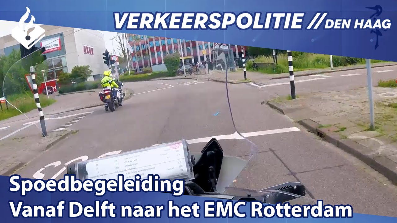 Spoedbegeleiding vanaf Delft naar het EMC Rotterdam - YouTube