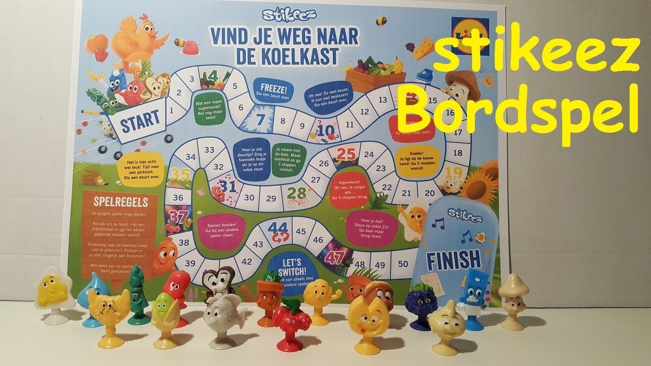 Stikeez Bordspel stap per stap Regels (Stikeez Board game step by step ...