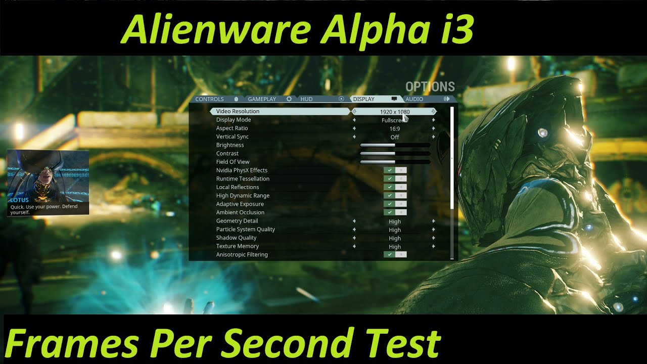 Alienware Alpha i3 - Warframe 1080p (FPS Test) - YouTube