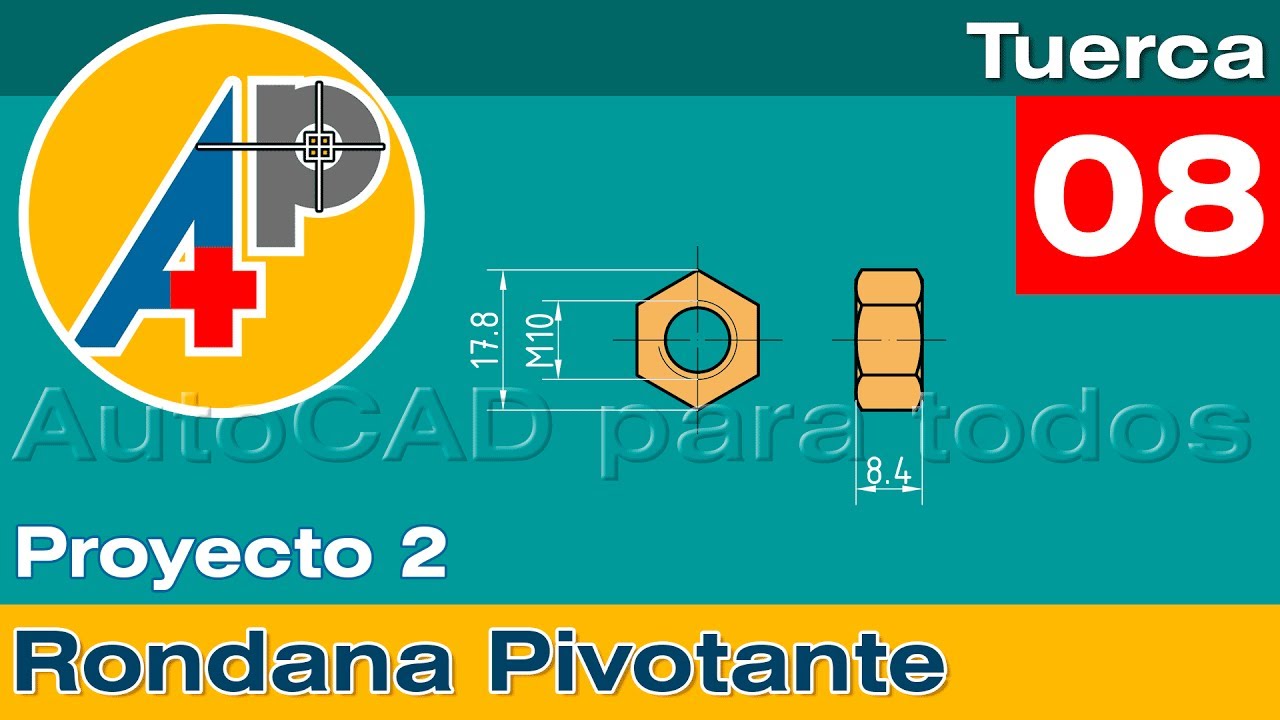 Rondana Pivotante - Tuerca en 3D - YouTube