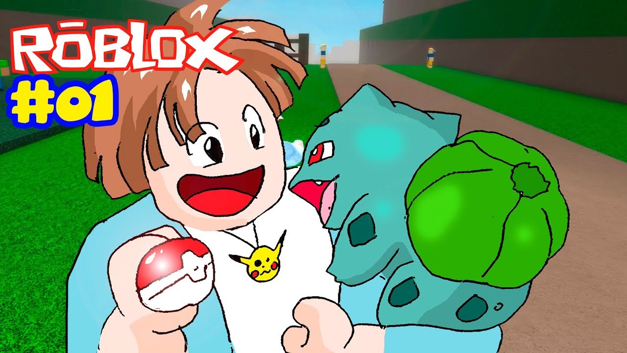 POKEMON ROBLOX ESCOLHI O BULBASAUR O INÍCIO PARTE 1 - YouTube