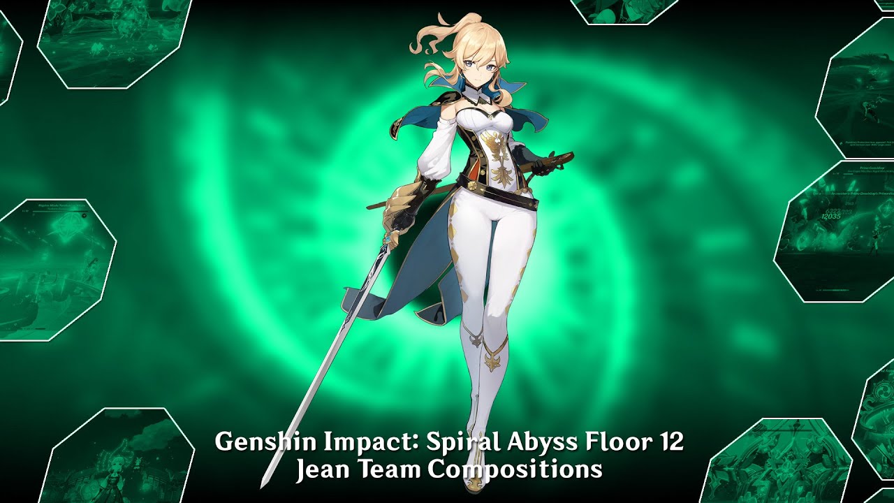 Genshin Impact: Spiral Abyss Floor 12, Jean Team Compositions - YouTube