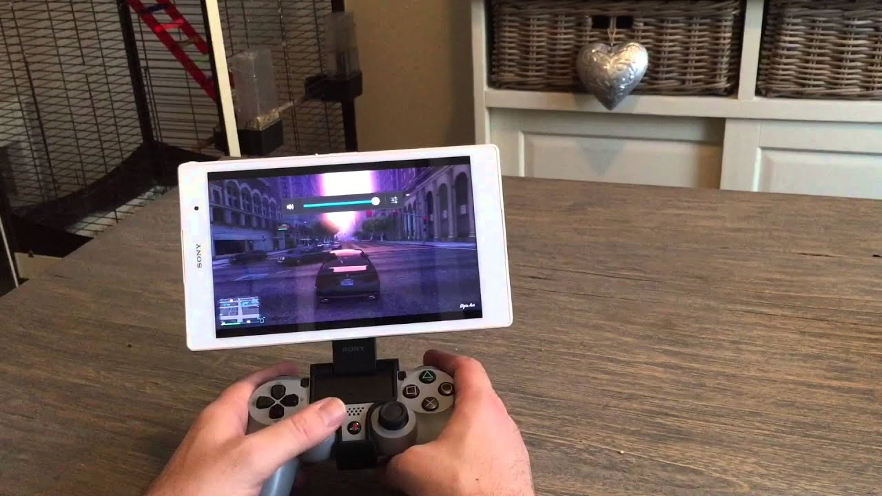 Z3 Compact Tablet Remote Play GTA 5 PS4 - YouTube