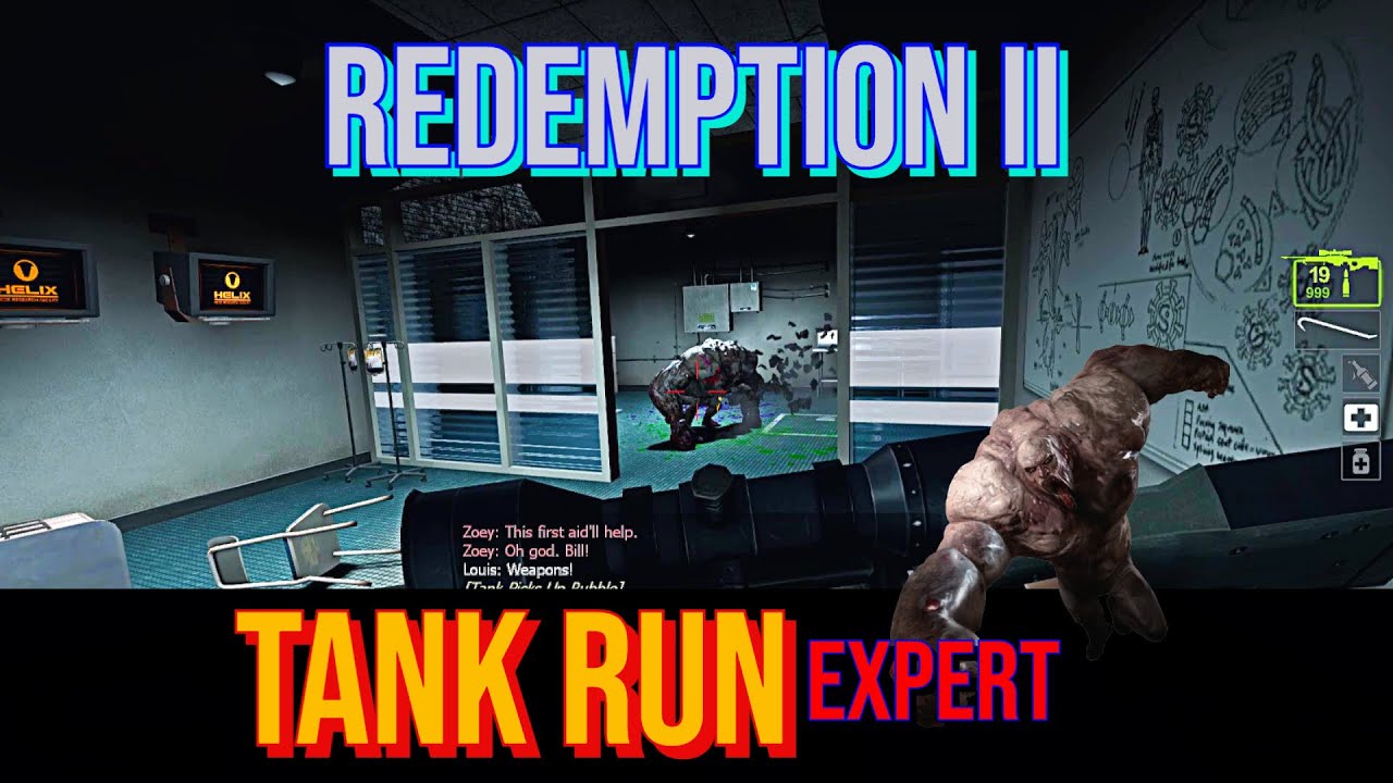 L4d2 Redemption Ii Tank Run Expert Youtube