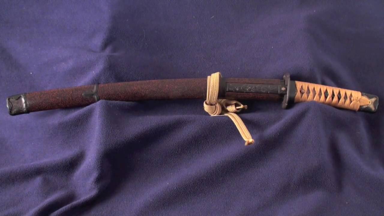 Rare Daimyo Boys Sword Old Japanese Samurai Sword - YouTube