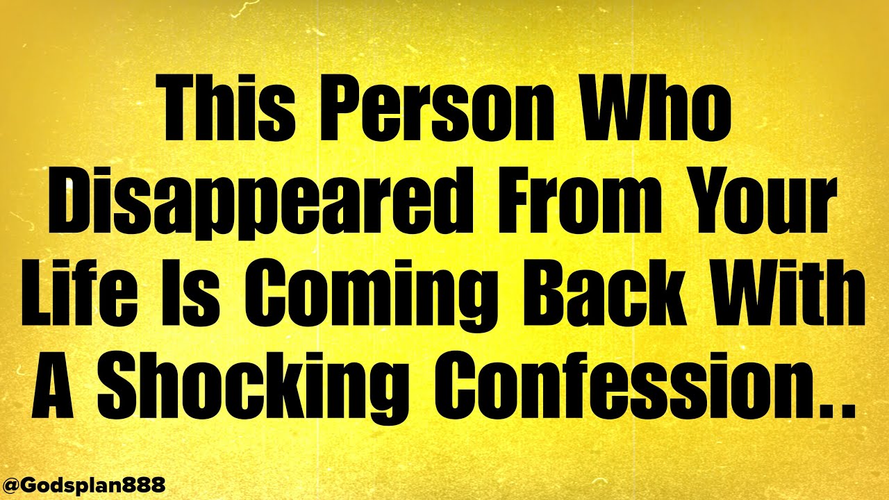 💌 This person who disappeared from your life is coming back with a ...