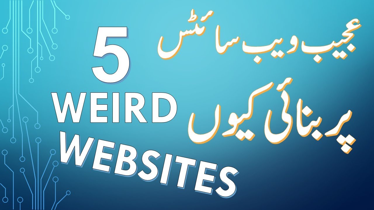 Internets 5 WEIRD Websites - YouTube