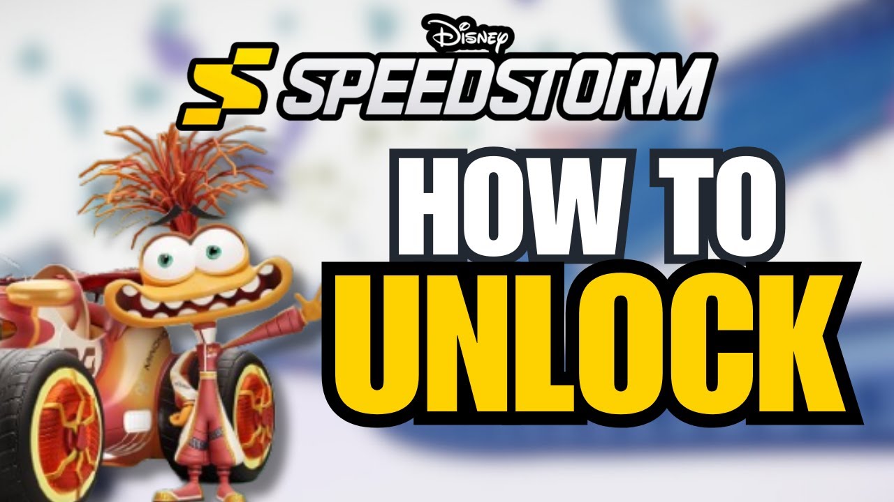 How to Unlock ANXIETY In Disney Speedstorm - YouTube