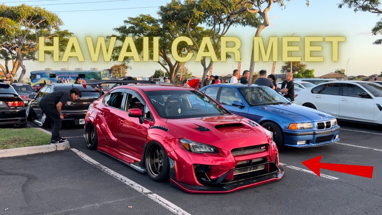 I HOSTED A CAR MEET IN HAWAII !!! - YouTube