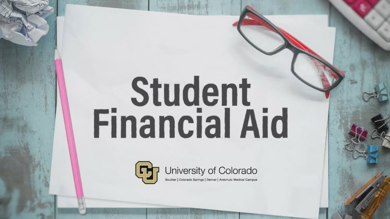 CU Student Financial Aid - YouTube