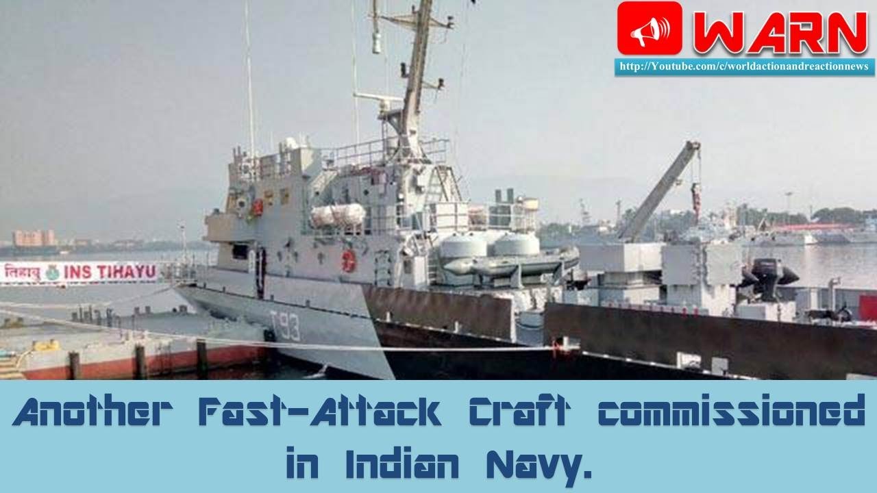 Another Fast-Attack Craft commissioned in Indian Navy. - YouTube