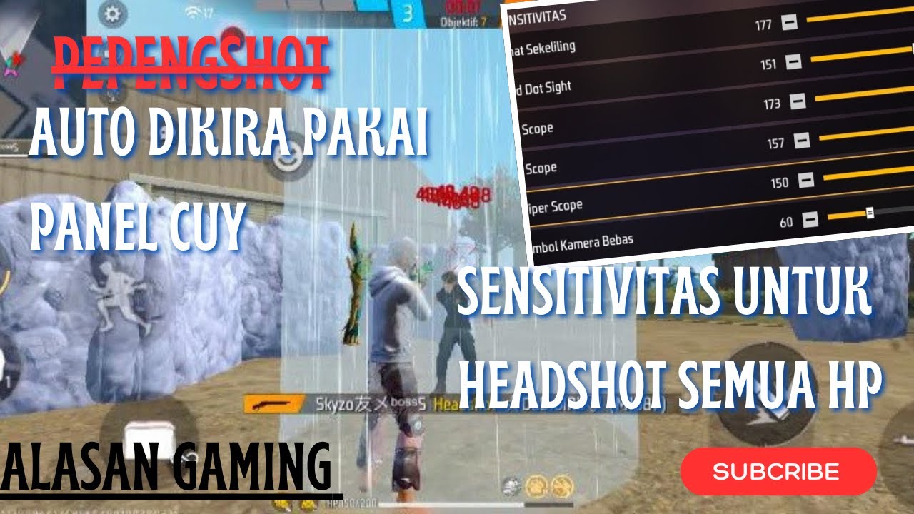 Tutorial Pepeng & Berbagi Sensi Gratis By Alasan Gaming - YouTube
