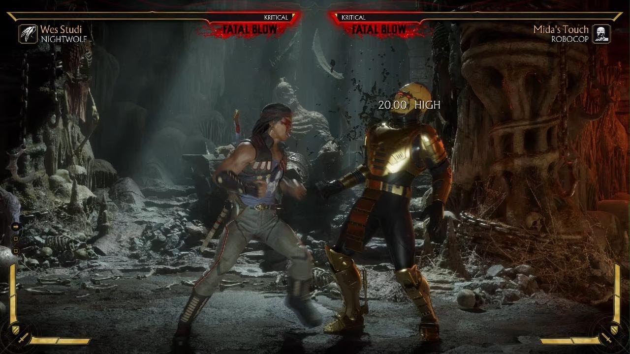 Mortal Kombat 11_ Nightwolf - Tomahawk Smash Swing Combo - YouTube