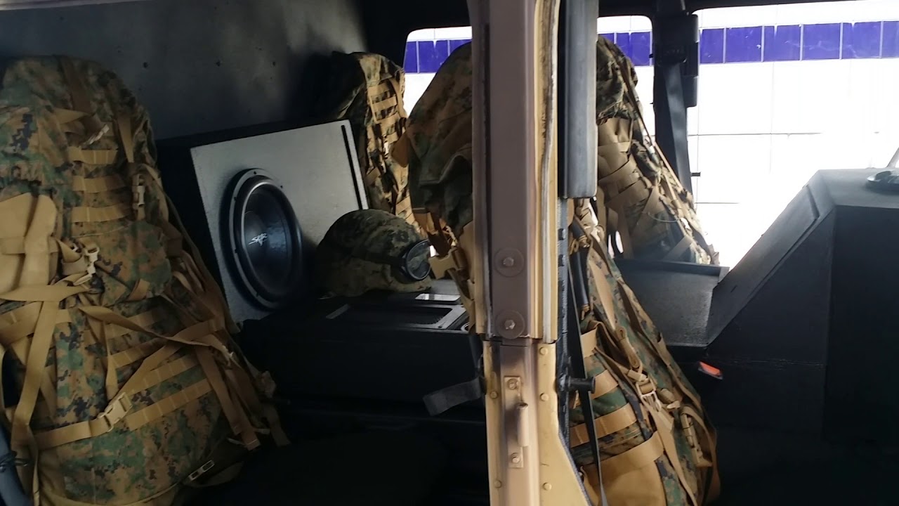 TACTICAL H1 HUMVEE INTERIOR UPDATE - YouTube