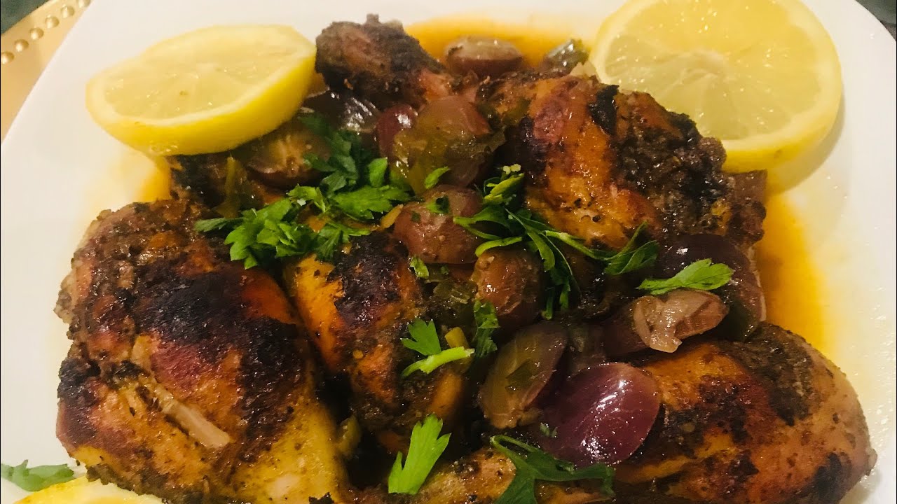 Grillade de poulet avec sauce raisin | Anta’s Kitchen - YouTube