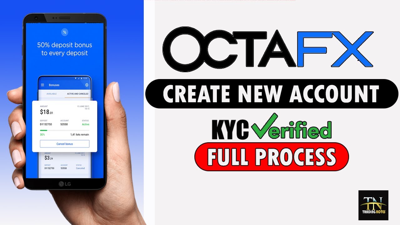 How to create account in octafx in (HINDI) - YouTube