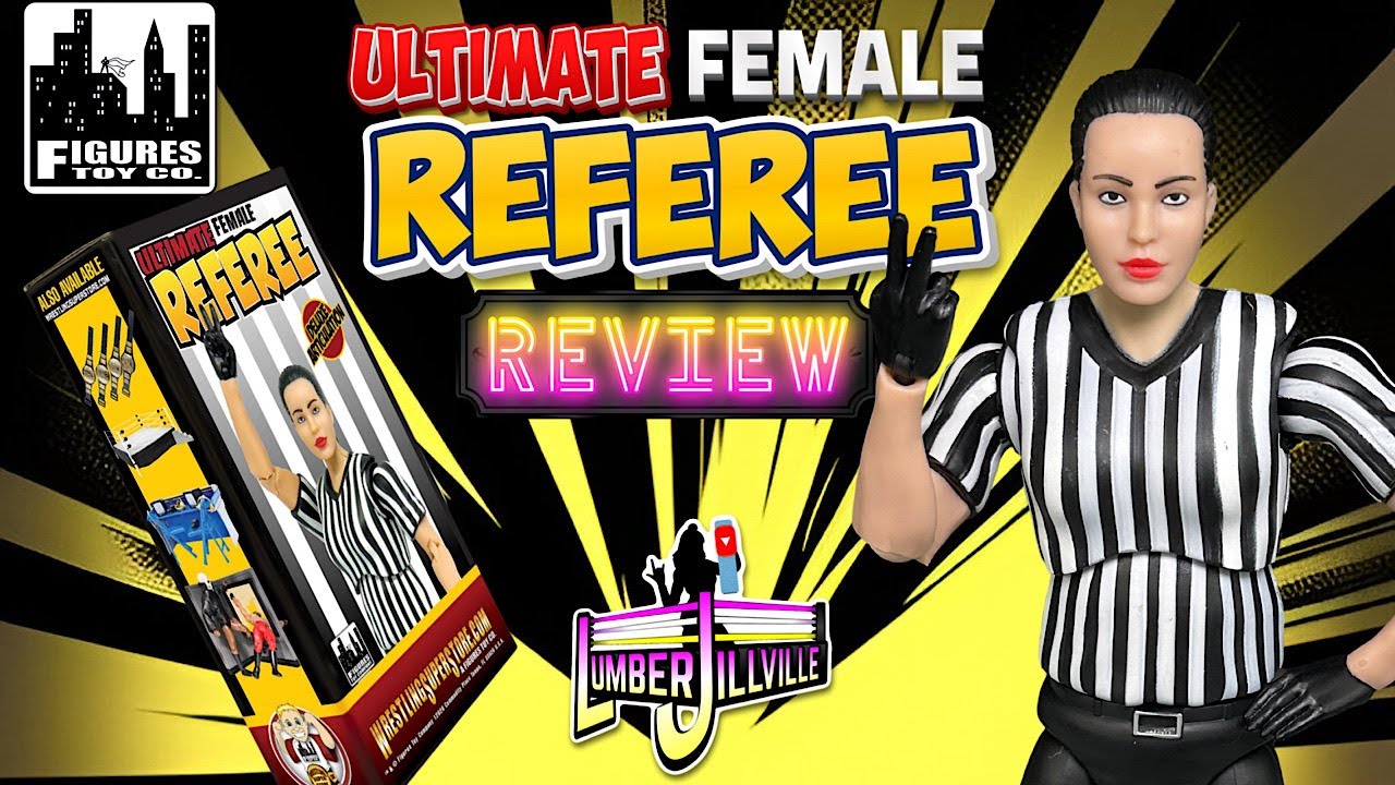 FTC Ultimate Female Referee Action Figure Unboxing & Review - YouTube