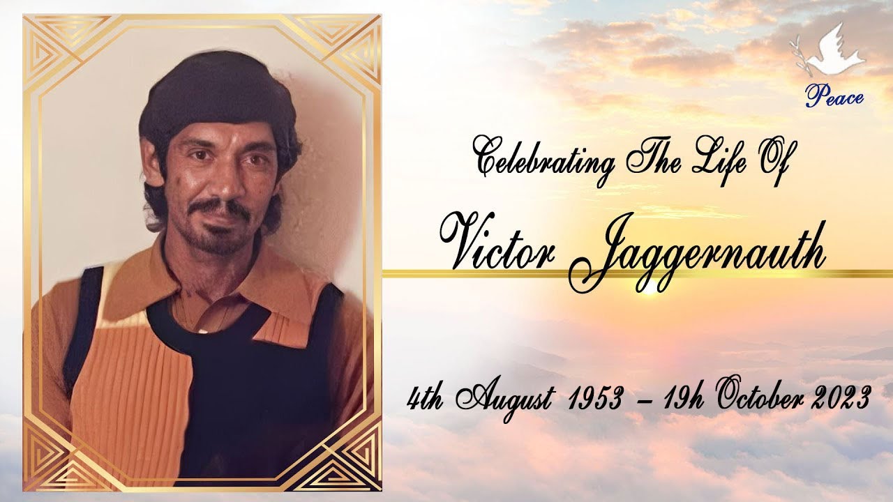 Funeral Tribute Service Of Victor Jaggernauth - YouTube