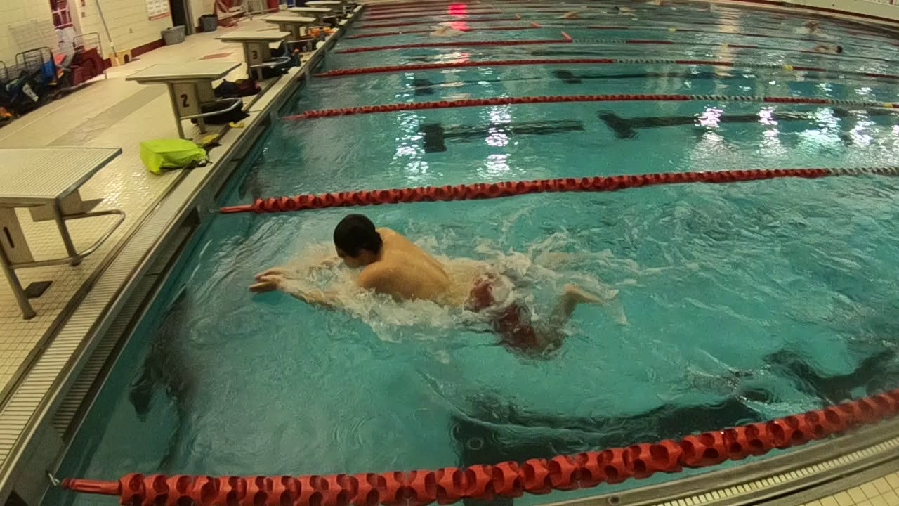 Charlie Han turn 1 breaststroke - YouTube