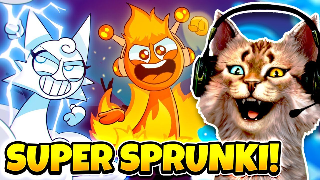 KETIKA KEKUATAN SUPER MASUK KE TUBUH SPRUNKI !! - YouTube