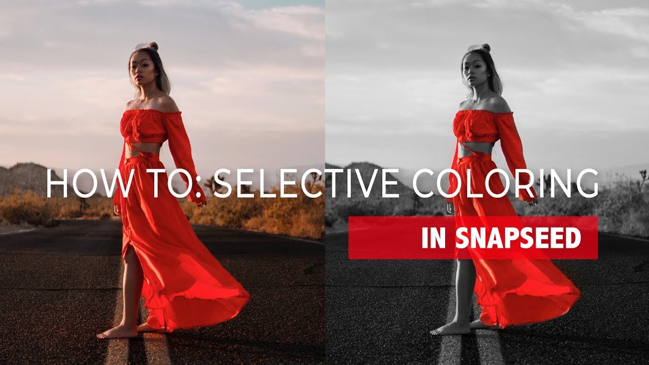 HOW TO: SELECTIVE COLORING (COLOR SPLASH) IN SNAPSEED IN 3 STEPS ...