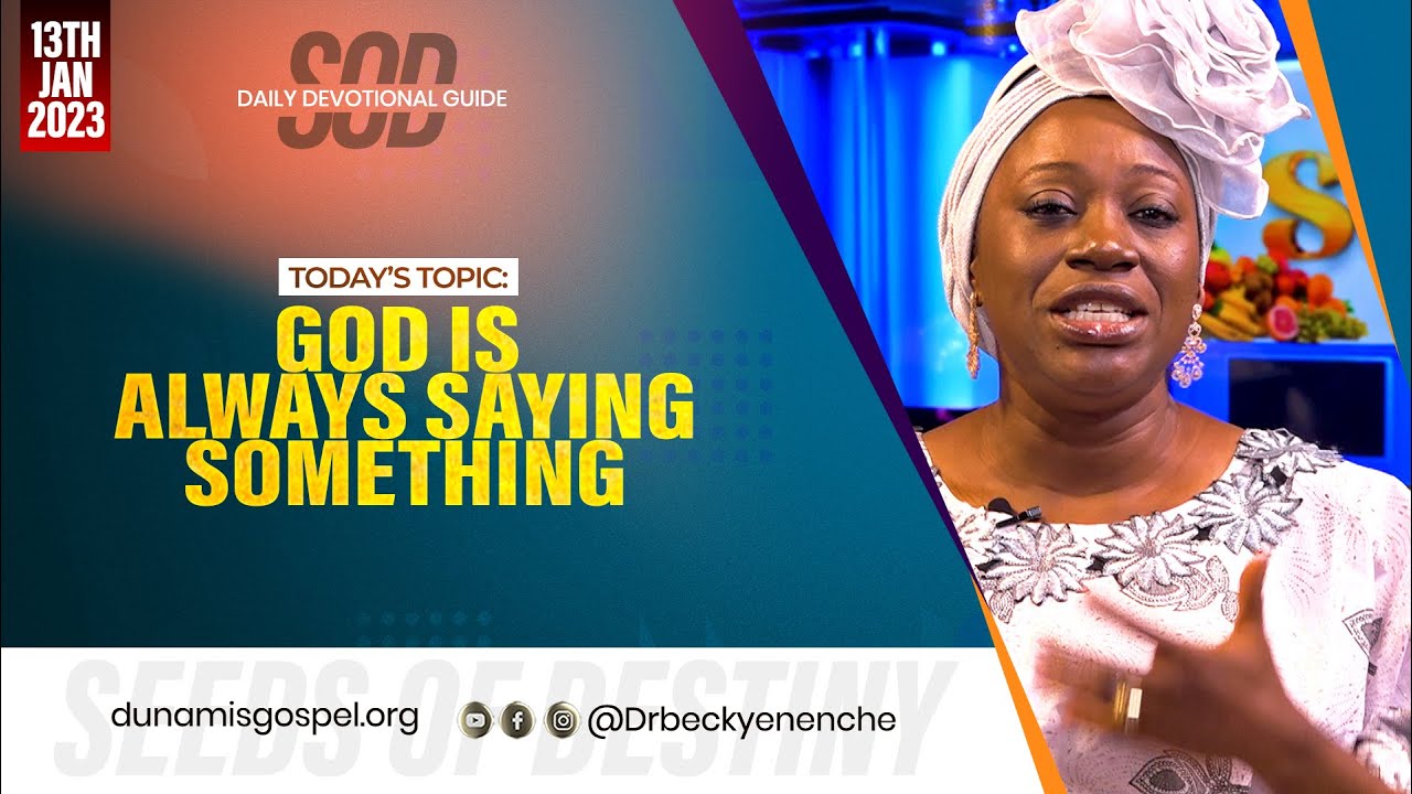 SEEDS OF DESTINY – FRIDAY 13 JANUARY, 2023 - YouTube