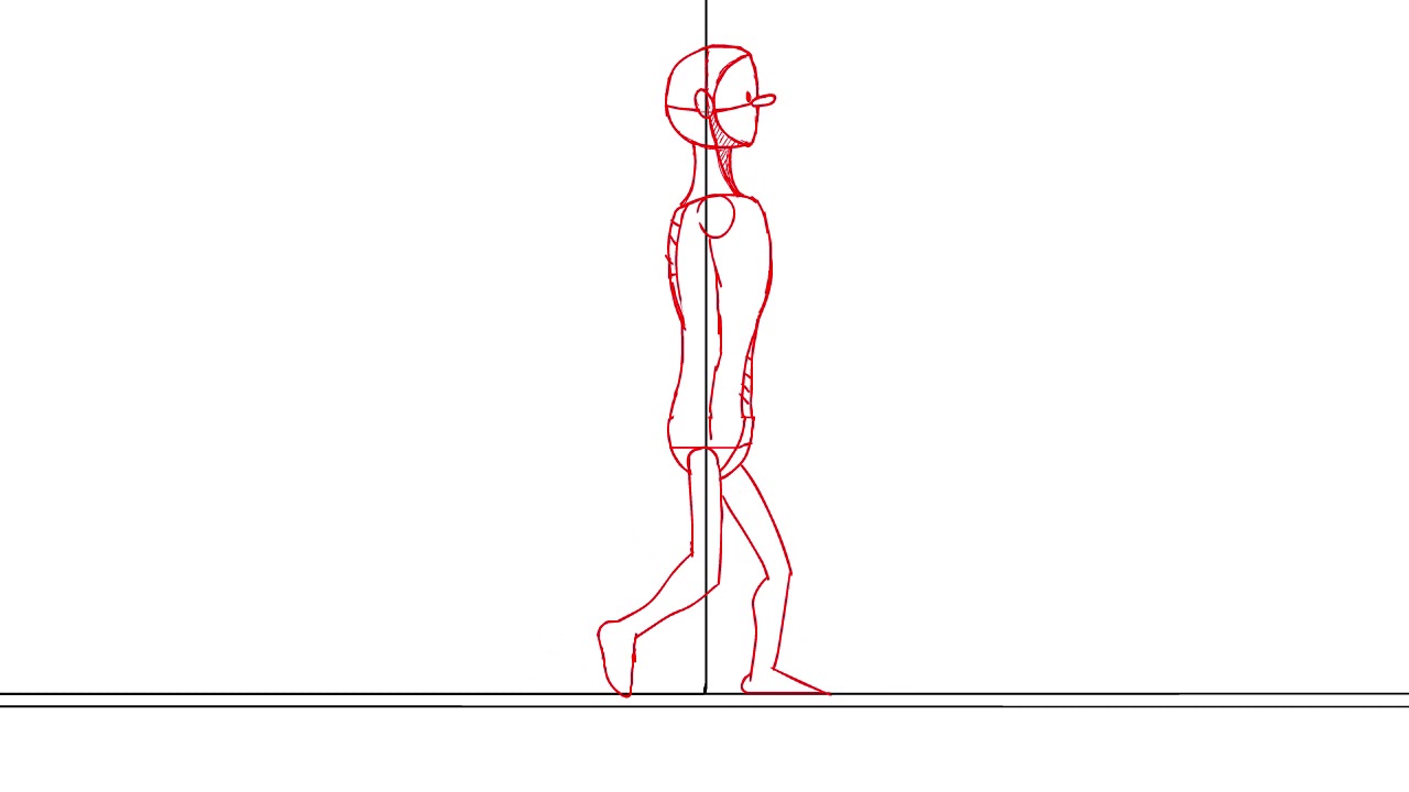 Basic walk with torso and head - YouTube