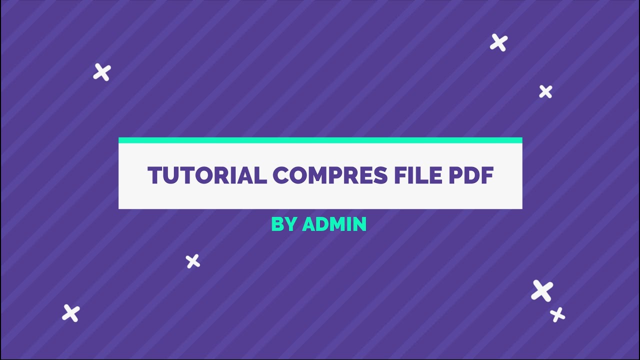 Tutorial Cara Compres File PDF - YouTube