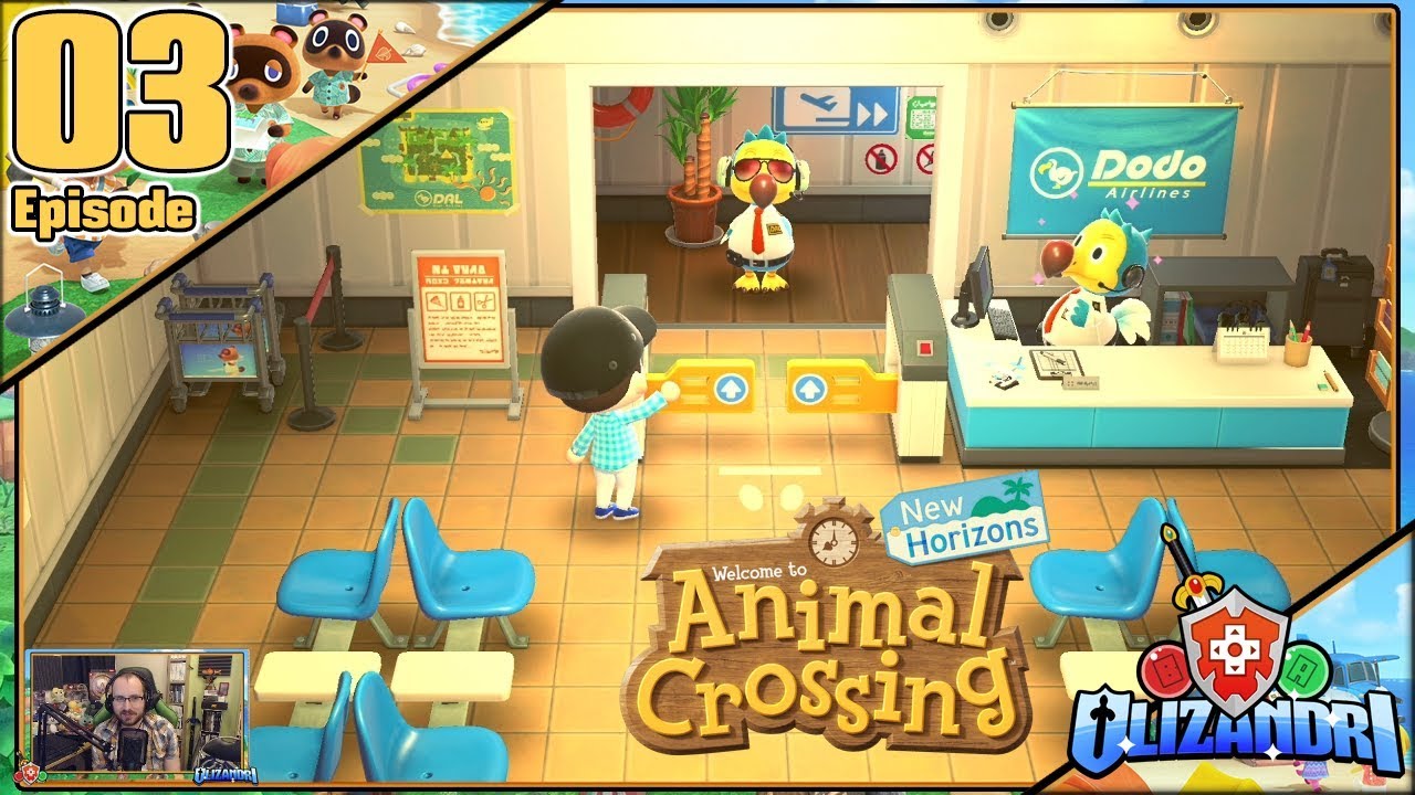 Animal Crossing: New Horizons - Day 2 Nighttime - Dodo Airlines! Friend ...