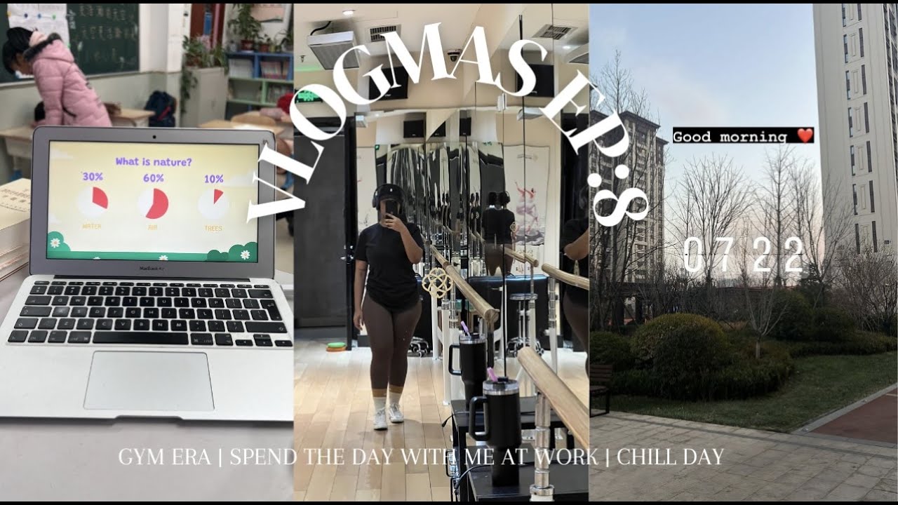 VLOGMAS DAY 8: Gym Era still | Spend the day at work with me | Chill ...