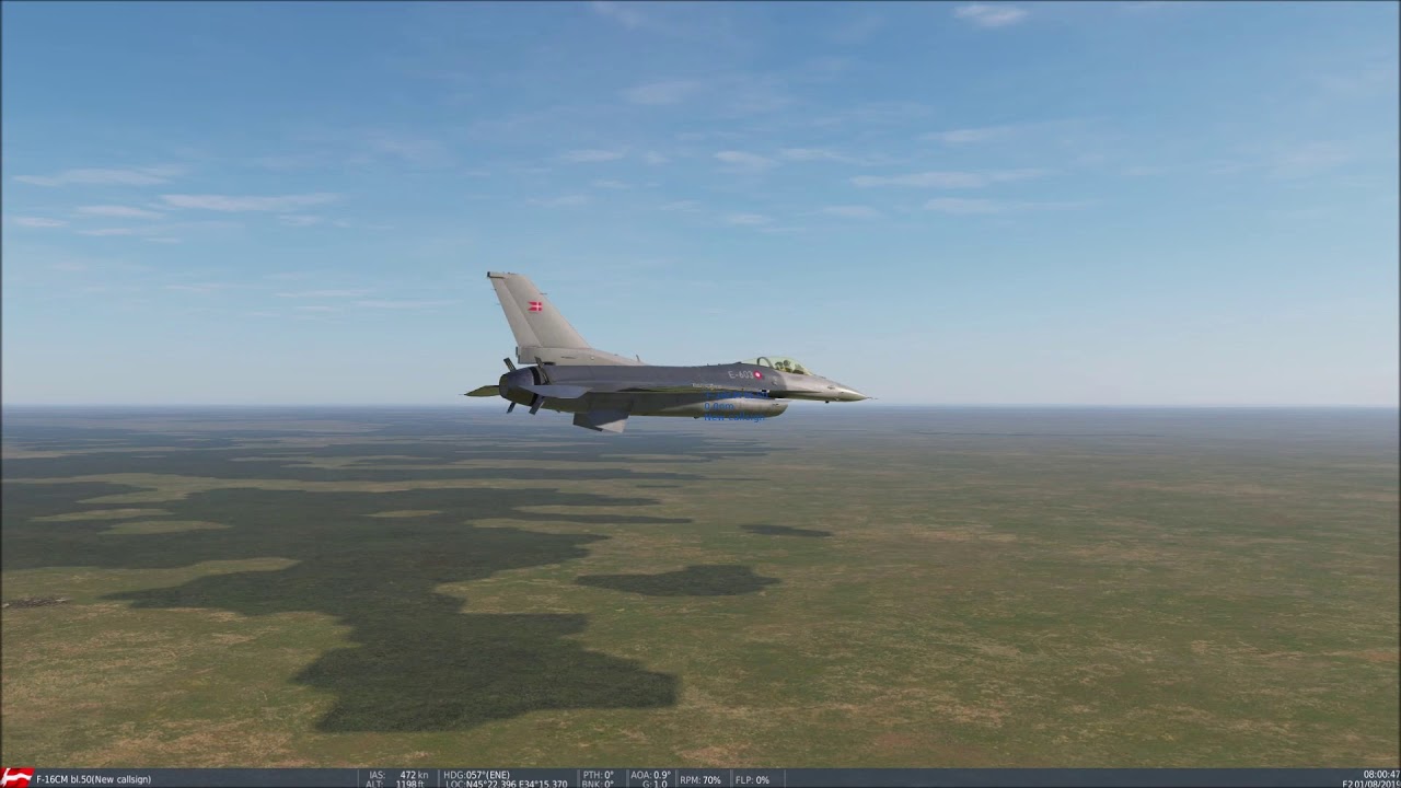 DCS F-16 Rudder oscillations - YouTube