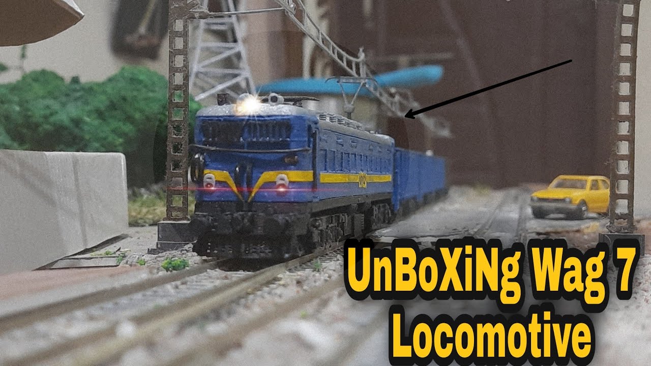 UNBOXING WAG 7 LOCO 3D PRINTED MODEL || INDIAN RAILWAY || MODEL TRAIN ...