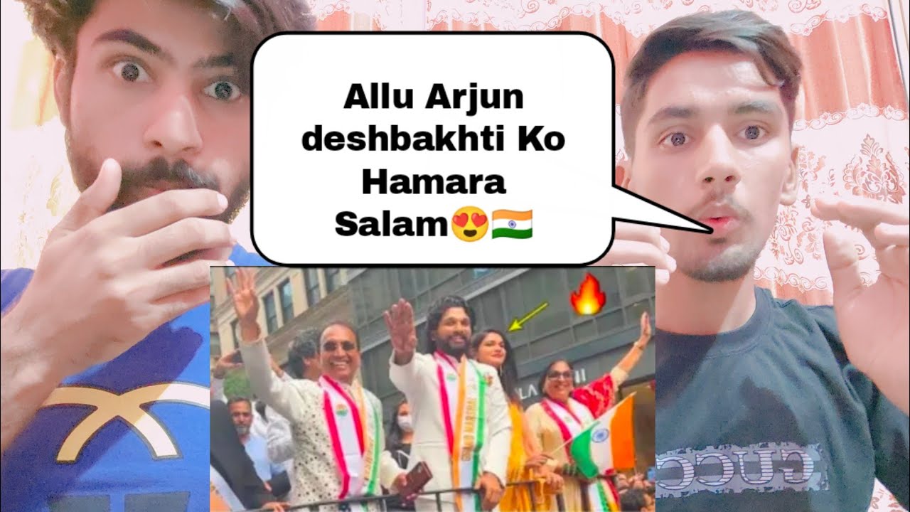 Allu Arjun Participate In The Independence Day Parade In New York City ...