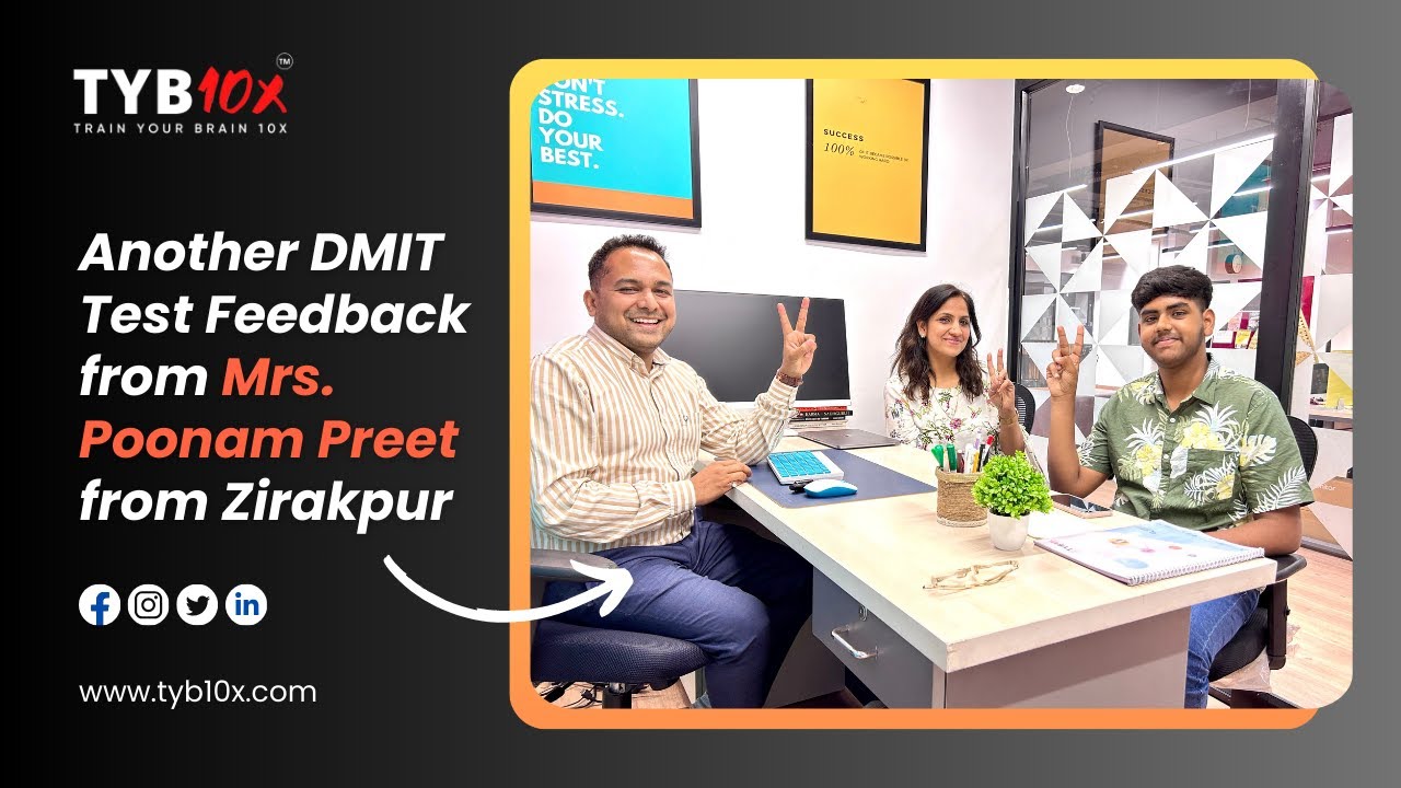 🚀 Another DMIT test feedback of Mrs. Poonam Preet, a devoted teacher ...