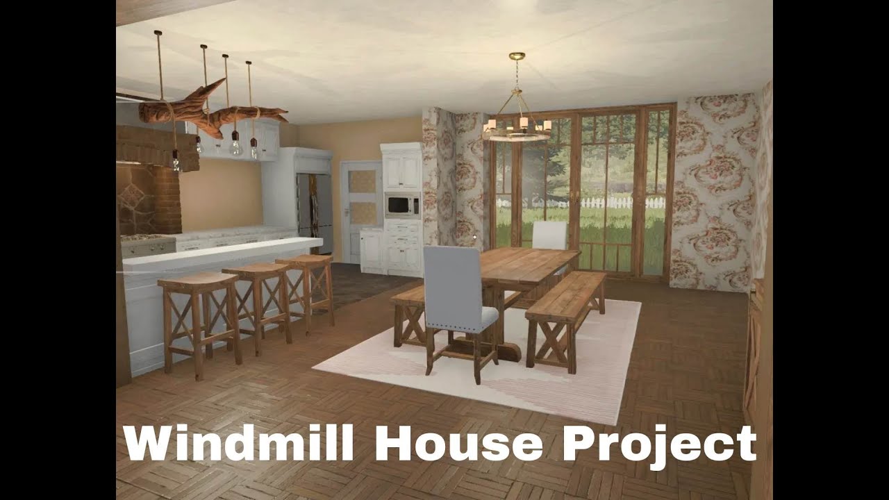 House flipper Windmill house building project - part 7 - YouTube