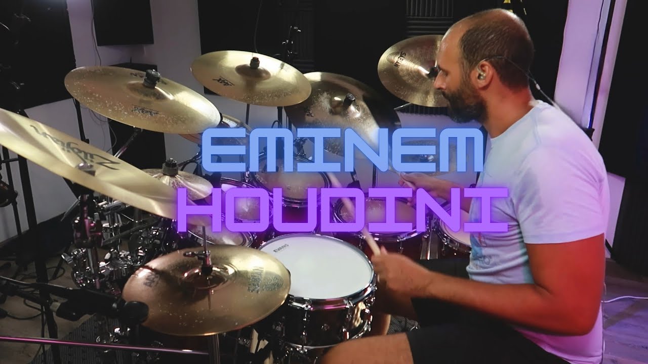 Eminem - Houdini (100% acoustic drum cover) - YouTube